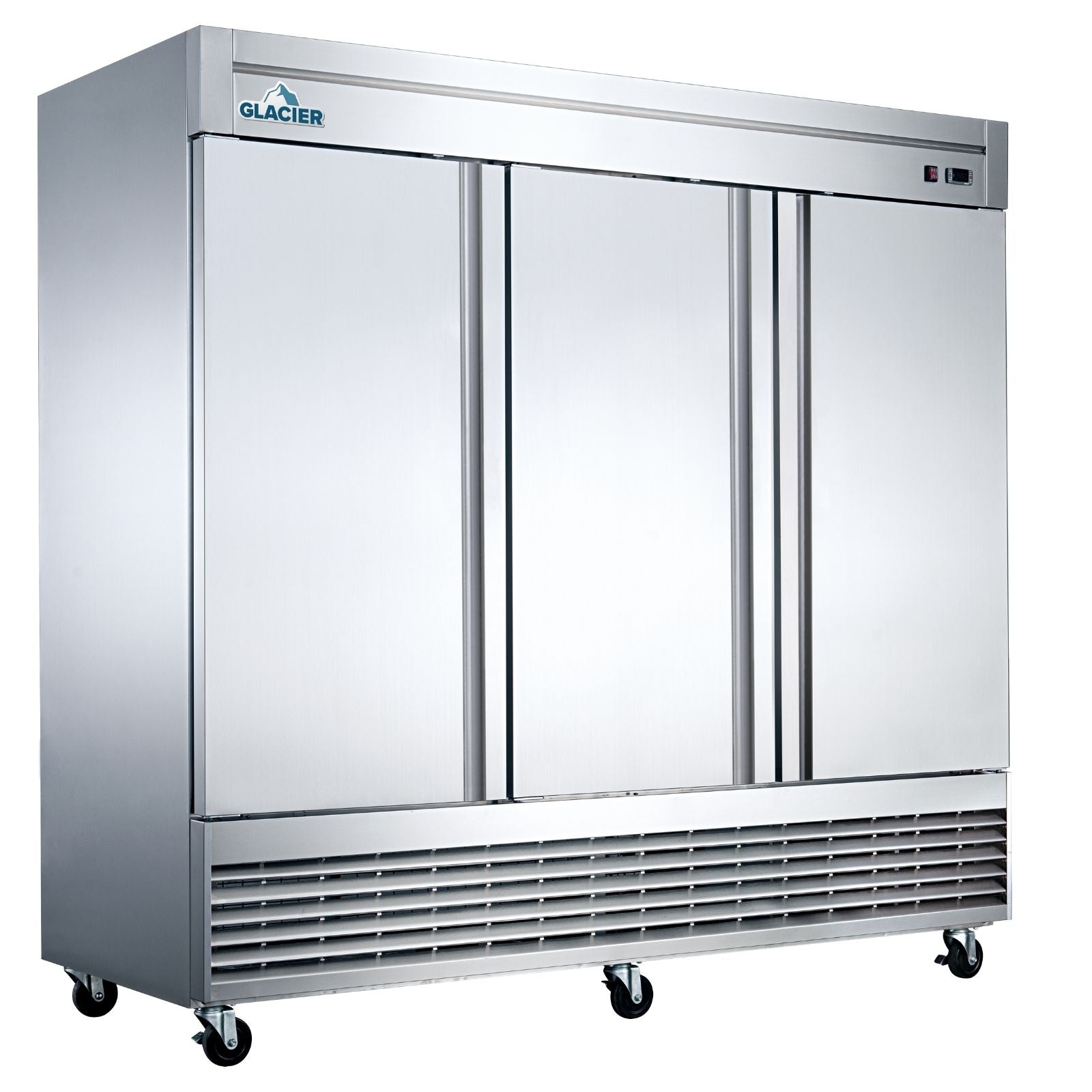 Glacier 82" Solid Three Door Reach In Freezer – Nella Cutlery
