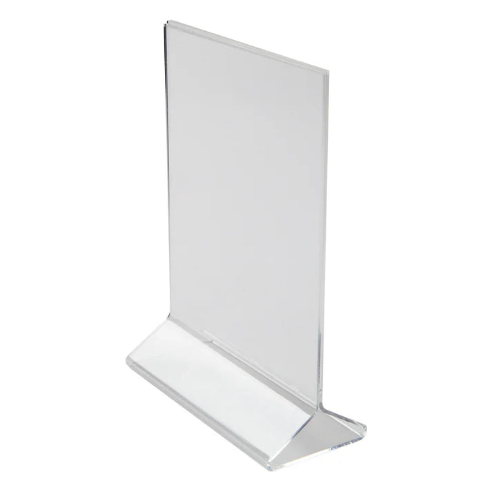 Winco ATCH-57 Double Sided Menu Stand, Clear, 5" x 7" – Nella Cutlery