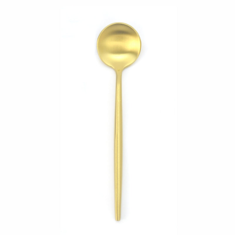 Natural Living Small Gold Spoon – Nella Cutlery