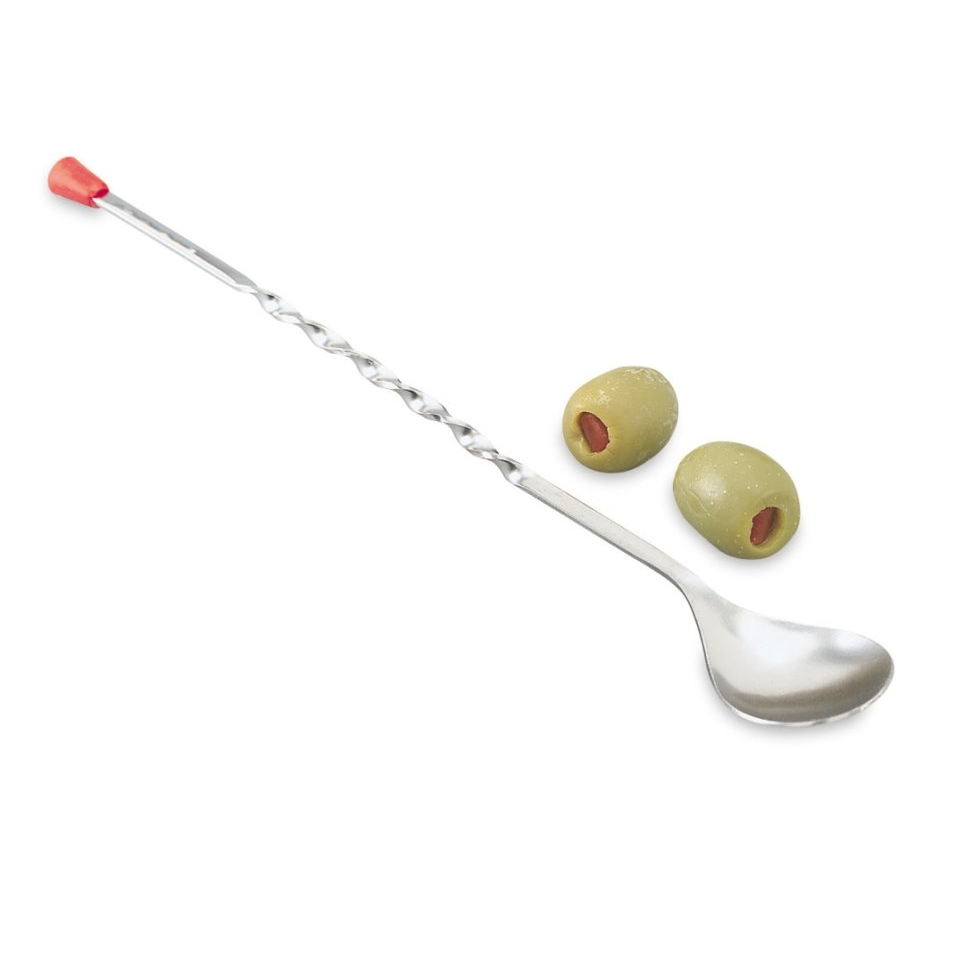 Vollrath 11" Bar Spoon with Plastic Tip, Stainless Steel – Nella Cutlery