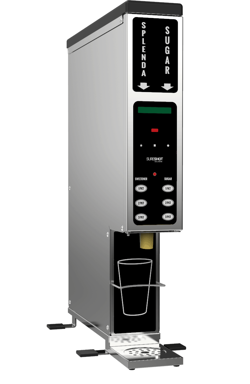 Sureshot AC2-GP-18 Portion Control Sugar & Sweetener Dispenser with 6 ...