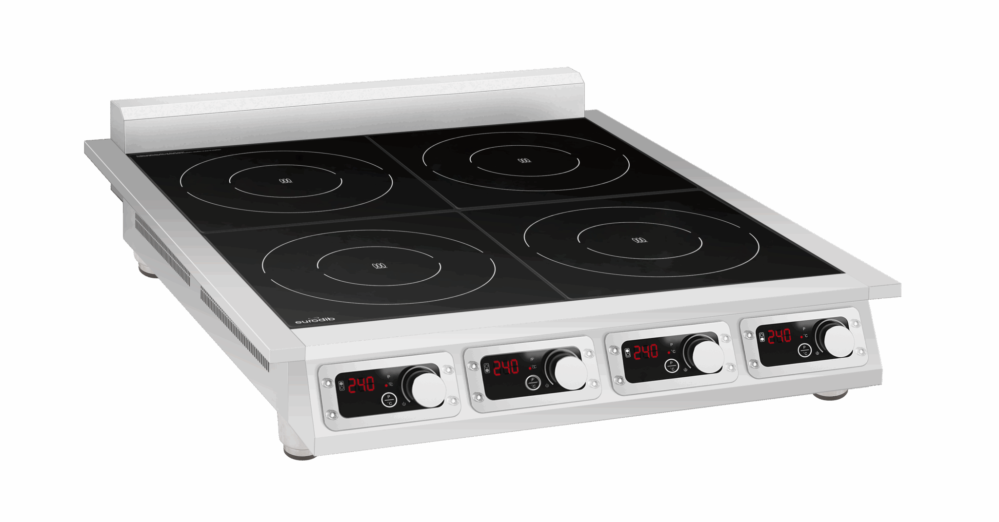 Eurodib 31.5" Countertop 4 Burner Induction Range, 240V – Nella Cutlery