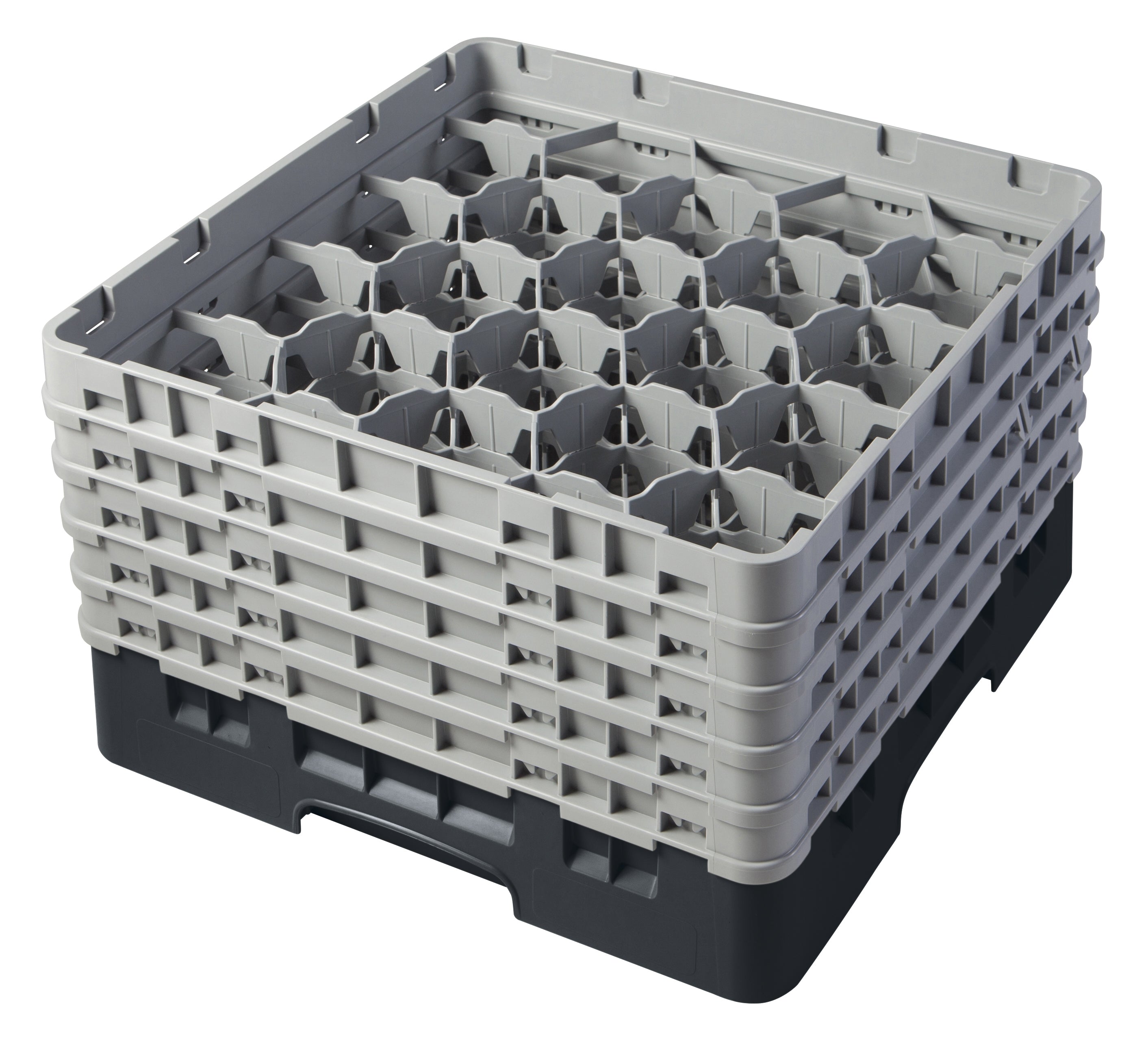 Cambro 20S958110 Camrack Glass Rack with 20 Compartments, Black Base ...