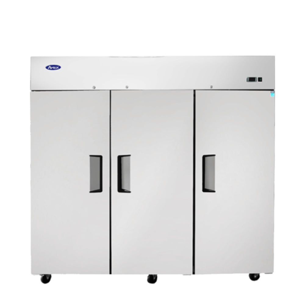 Atosa MBF8006GR 77" Reach In Refrigerator with 3 Solid Doors – Nella ...