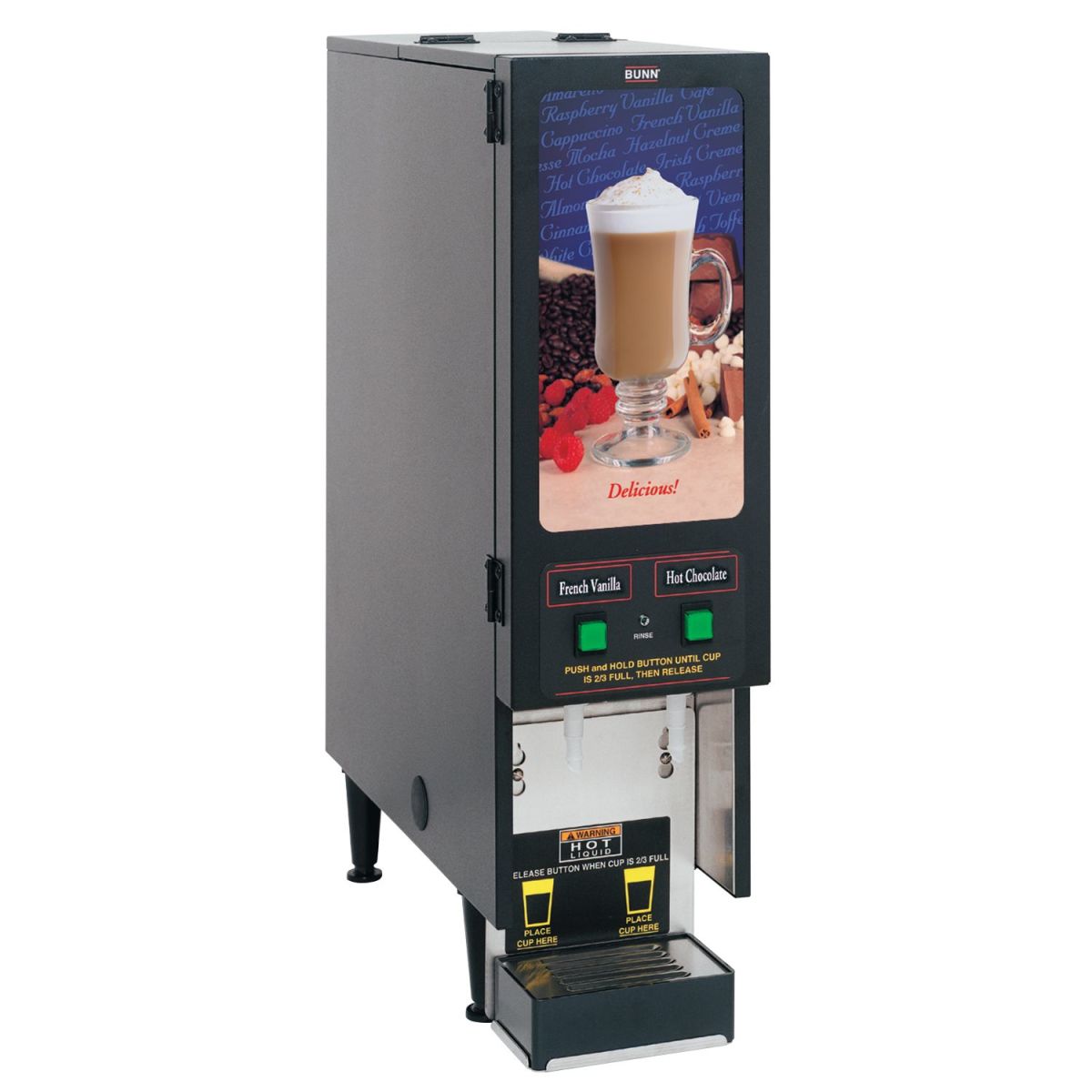 Bunn Fresh Mix Hot Dispenser with 2 Hoppers, Black 120 V – Nella Cutlery