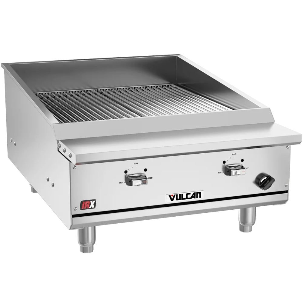 Vulcan Infrared 25" Countertop Charbroiler, Natural Gas 44,000 BTU ...