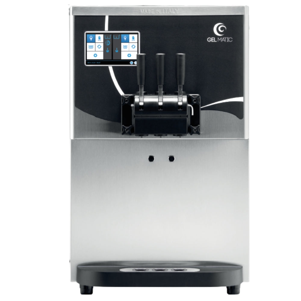 GEL MATIC Soft Serve Machine Double Flavour, Countertop 57.3 lb Per Ho ...