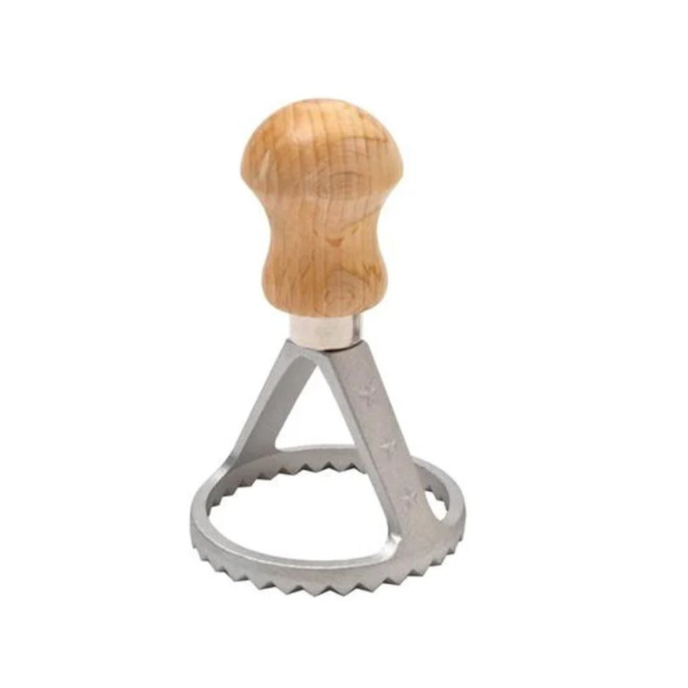 Sara Cucina 60 mm Round Pasta/Ravioli Stamp, Wooden handle – Nella Cutlery