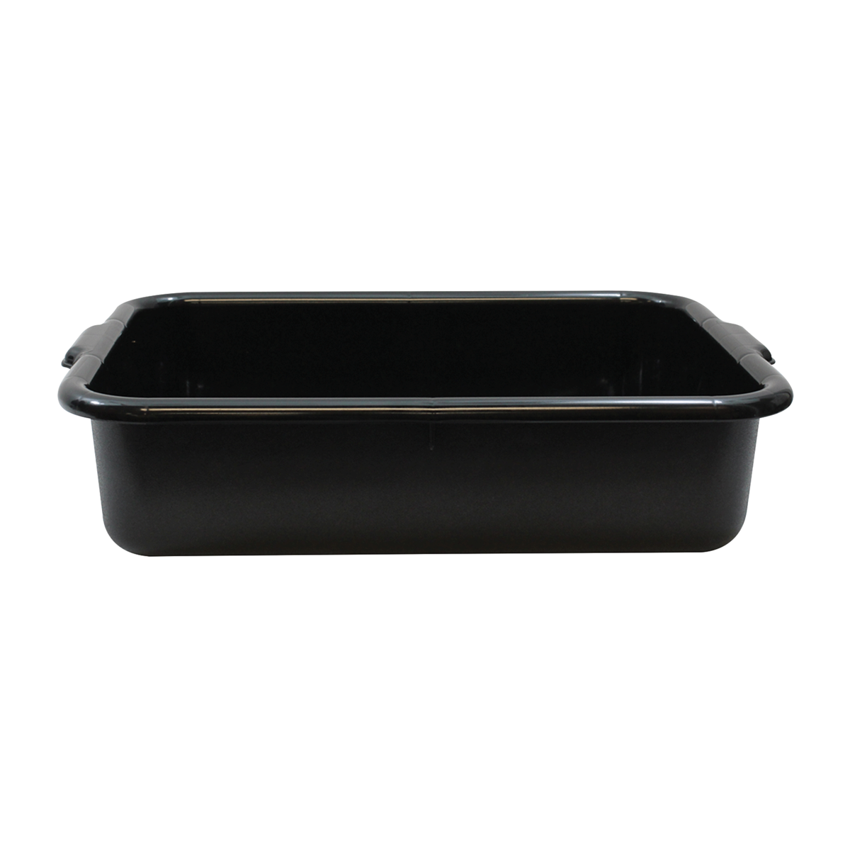 Vollrath 1521B-06 Black Bus Bin, 5" Deep | Nella Cutlery