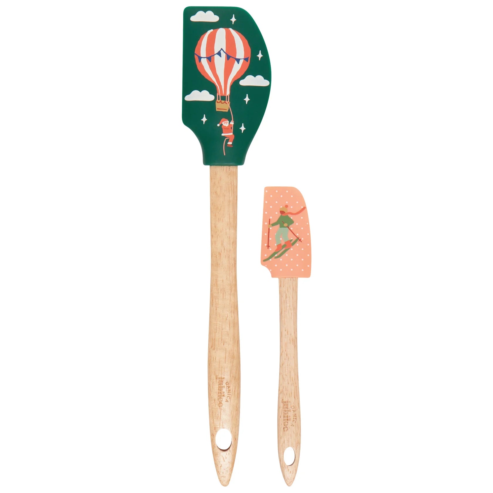 Jubilee Candy Cane Lane Spatulas, Set of 2 – Nella Cutlery