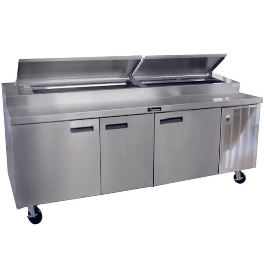 Garland Delfield 18691PTBMP 91" Refrigerated Pizza Prep Table with 3 ...