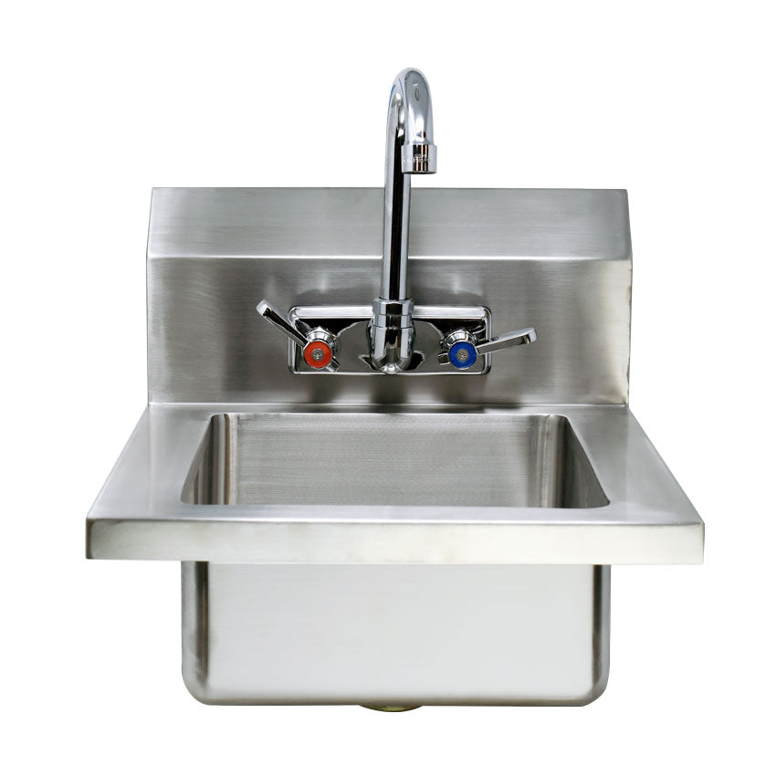 Nella 44585 Hand Sink With 4″ Gooseneck Faucet And Drain Basket - Nella ...