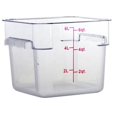 Nella 80168 6 Qt Square Storage Container, Clear – Nella Cutlery