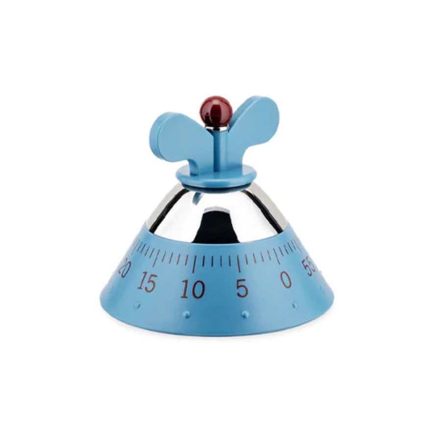 Alessi Kitchen Timer, Light Blue – Nella Cutlery