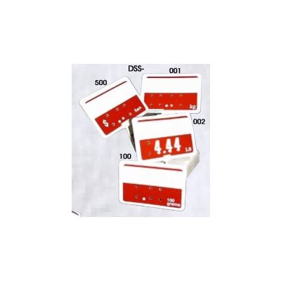 Rainbow DSS-002 Sign Deli Price Sign with Pound Label, Red & White ...