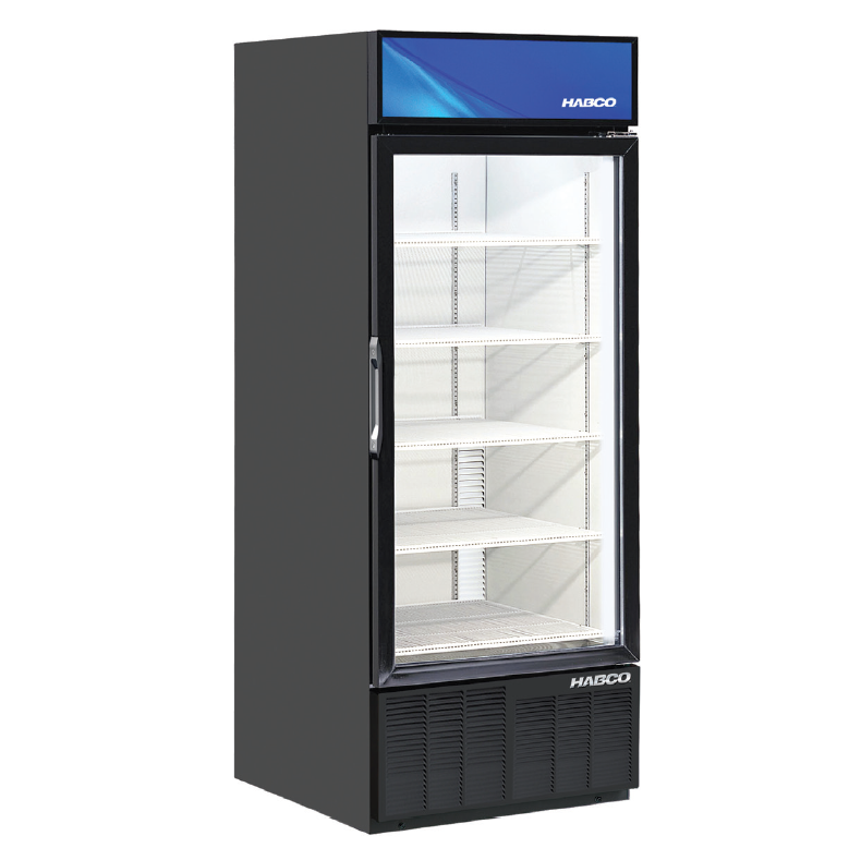 Habco ESM28HC 30.5" Single Glass Door Display Cooler, 28 Cu. Ft – Nella ...