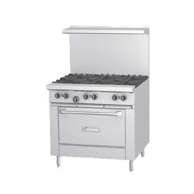 Garland G36 G36r 36 Natural Gas Griddle Range With Standard Oven