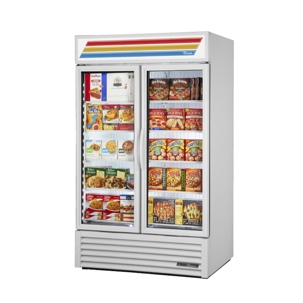 True GDM-43F-HC~TSL01 47" Merchandising Freezer with 2 Glass Doors ...