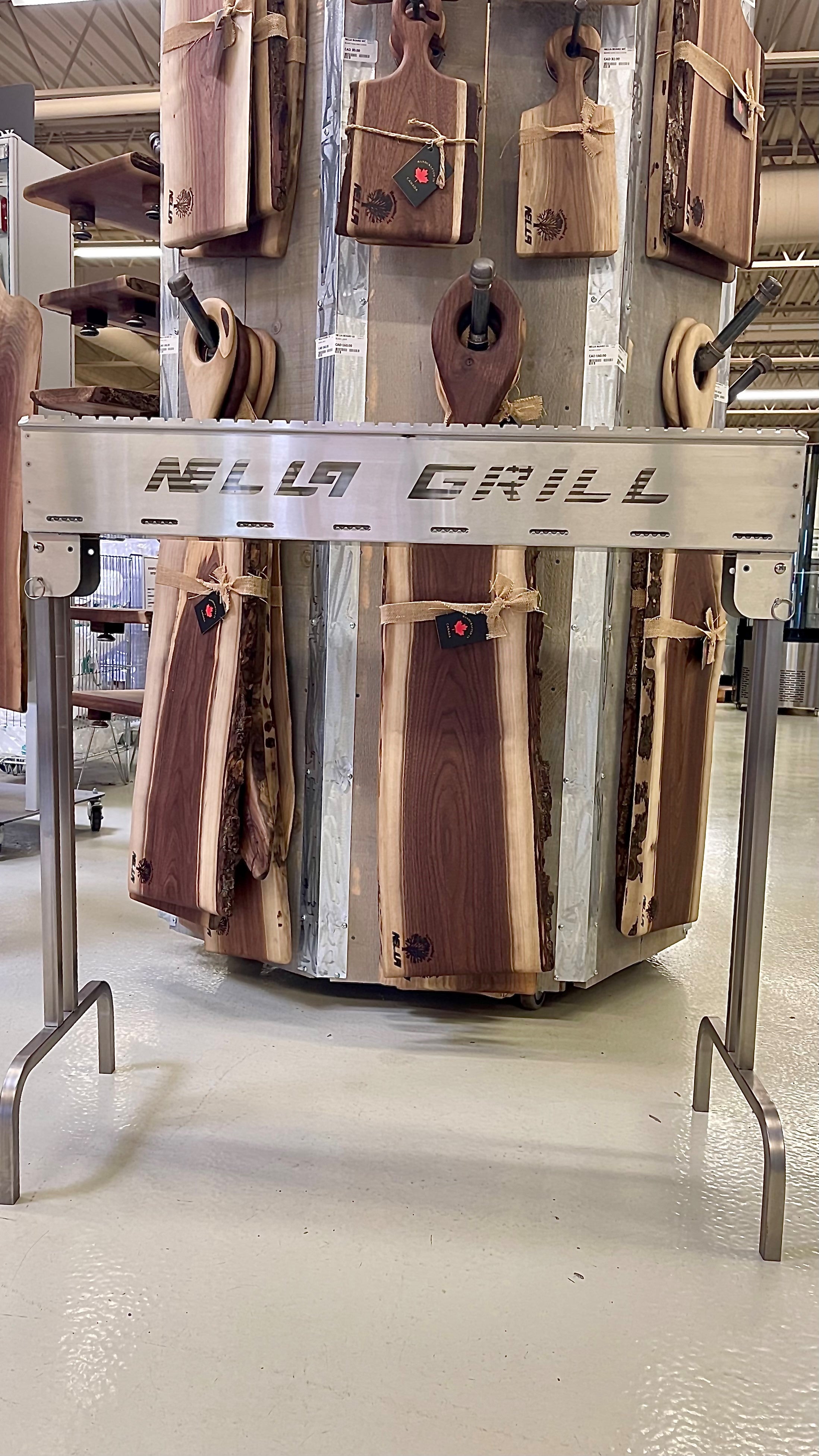 Nella Spiedini 36" BBQ Stainless Steel Grill | Nella Cutlery