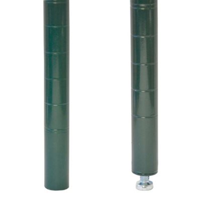 Nella N33EP 34" Epoxy Shelving Post with Leveler | Nella Cutlery