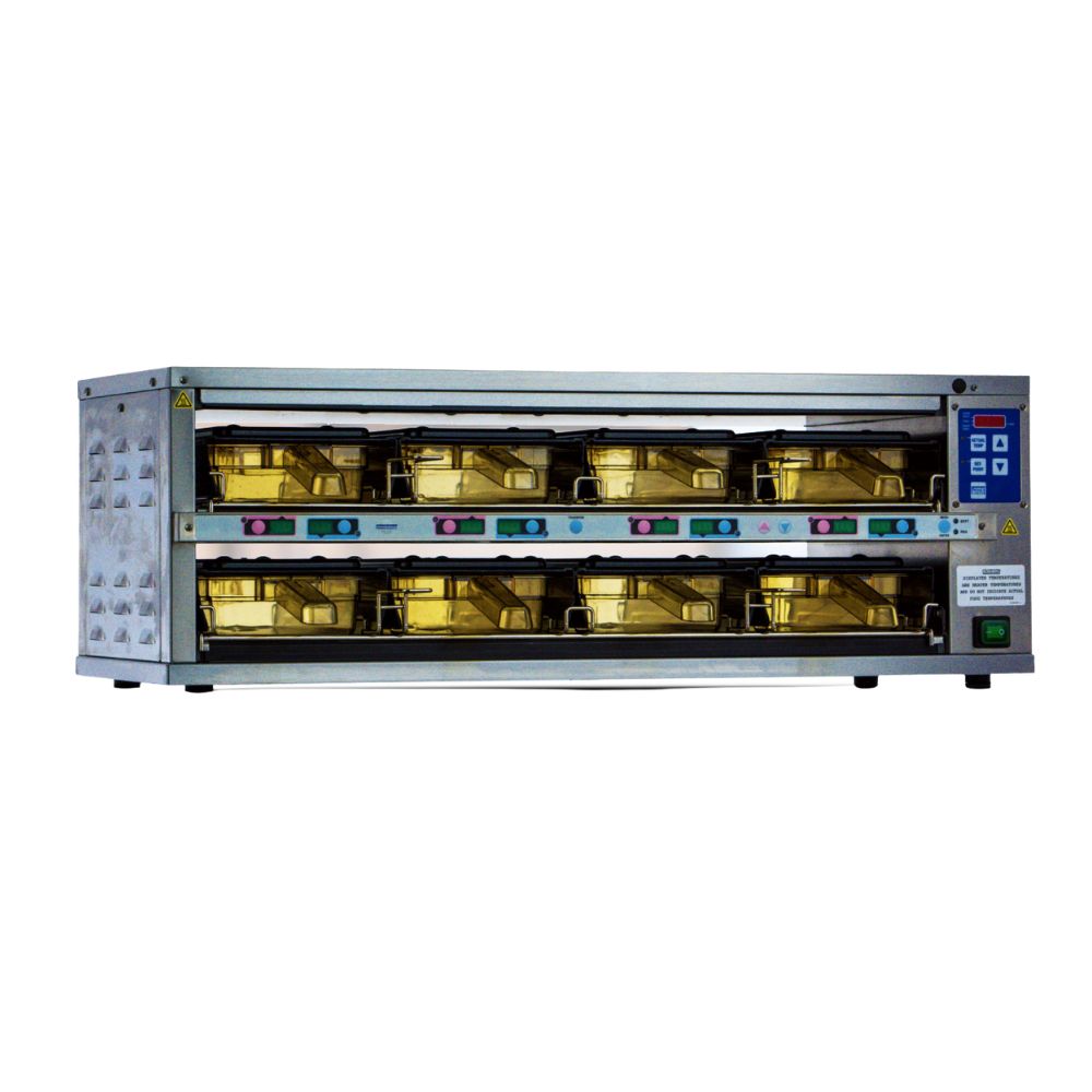 Prince Castle DHB2PT-33B 33" Freestanding Dual-Sided 2 Shelf Warming ...