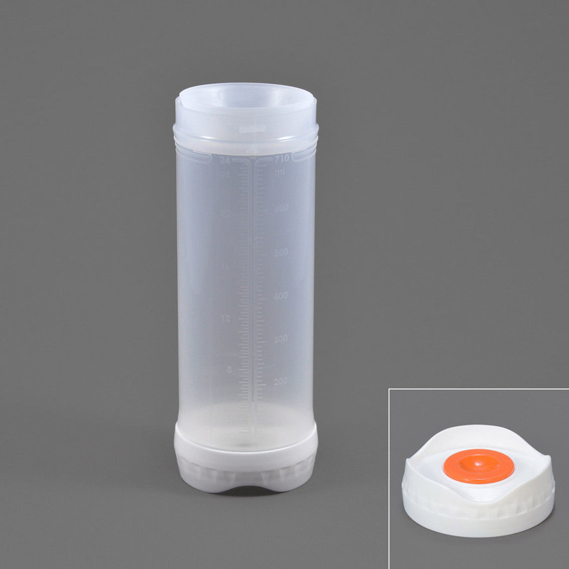 Fifo Portion Pal 24 Oz Squeeze Bottle with 1-Valve Cap, Orange, 6 /Pac ...